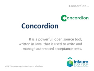 Concordion for automated acceptance tests | PPT