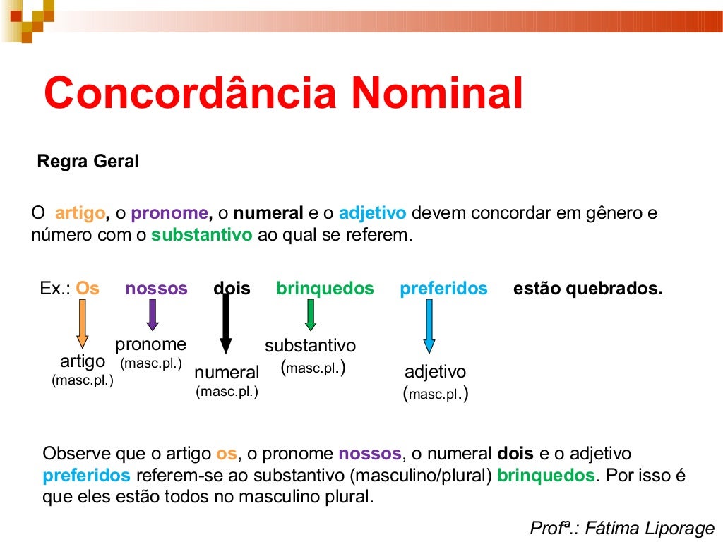 Concordância nominal
