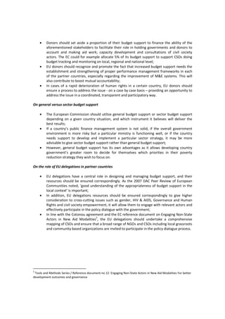 Concord position on eu budget support | PDF | Government Support and ...