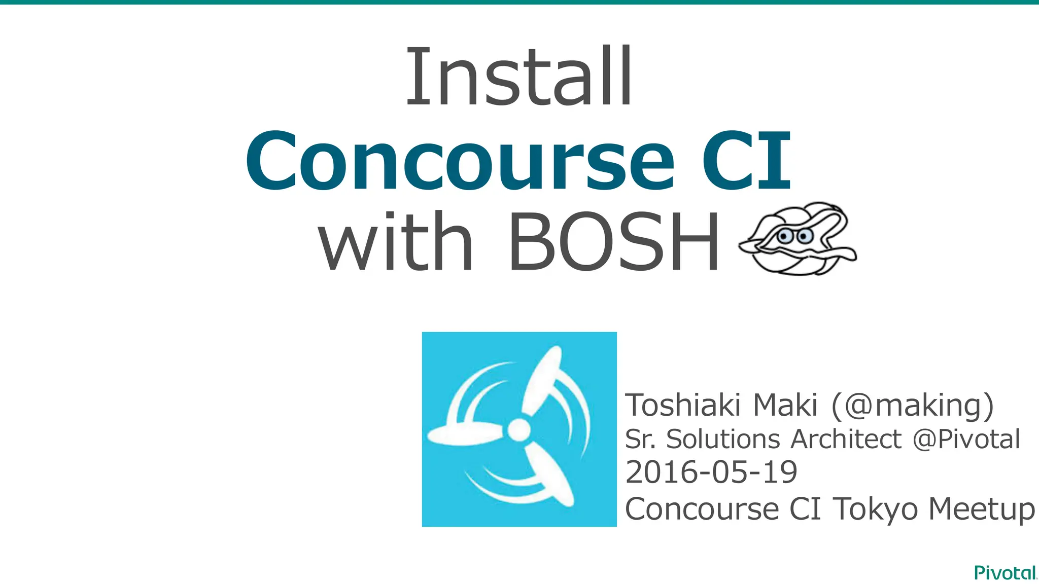 Concourse bosh orchestration cloud foundry | PPT