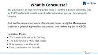 Concource CI/CD | PPT