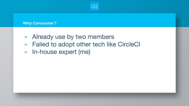 Concourse for devops @quoine | PPT