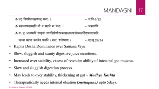 CONCEPT OF AGNI IN AYUVREDA | PPTX