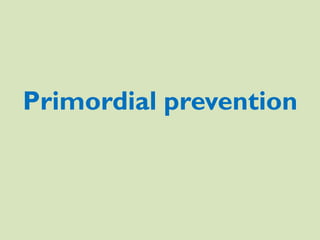 Concpt & levels of prevention | PPT