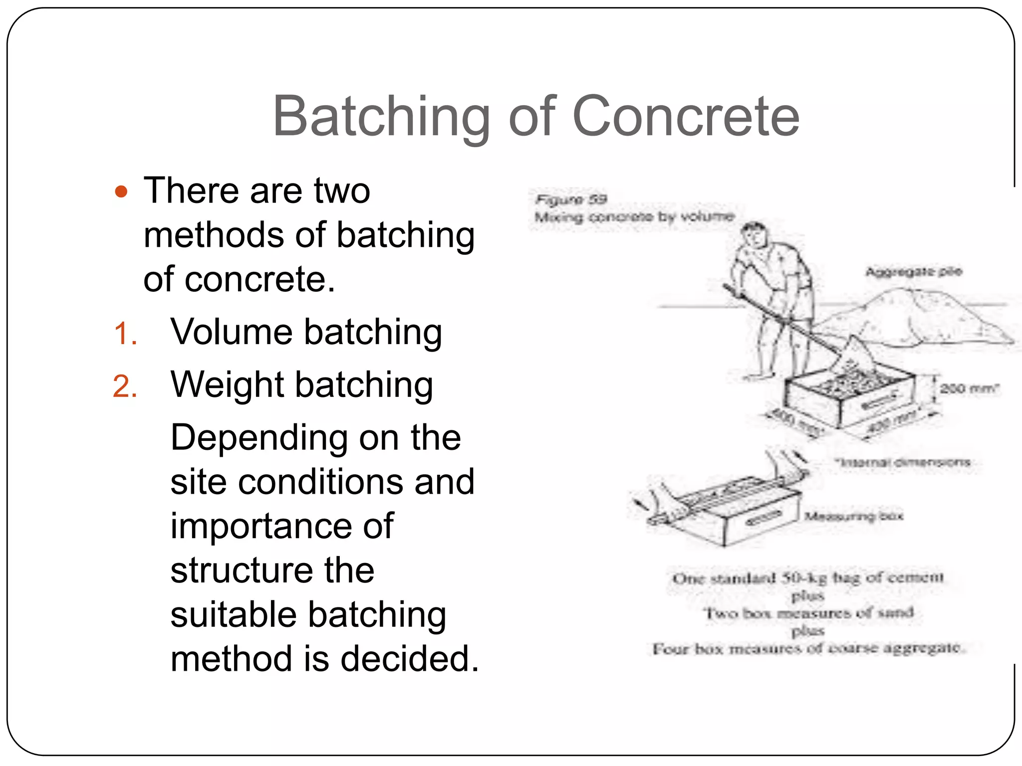 Basic construction element CONCRETE | PPTX