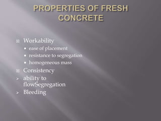 Concrete as a building material | PPTX