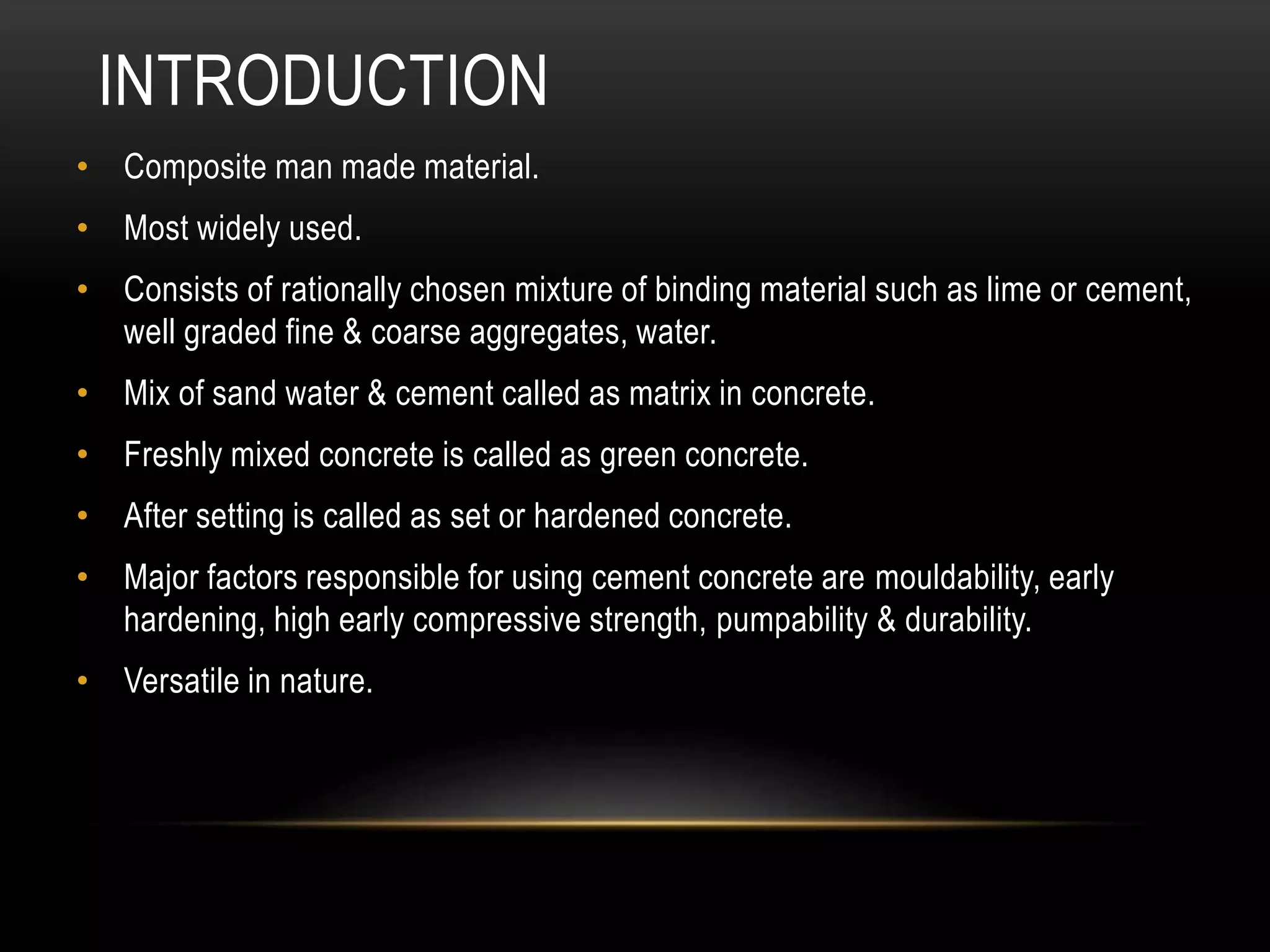 Concrete- types, testing & properties | PPTX