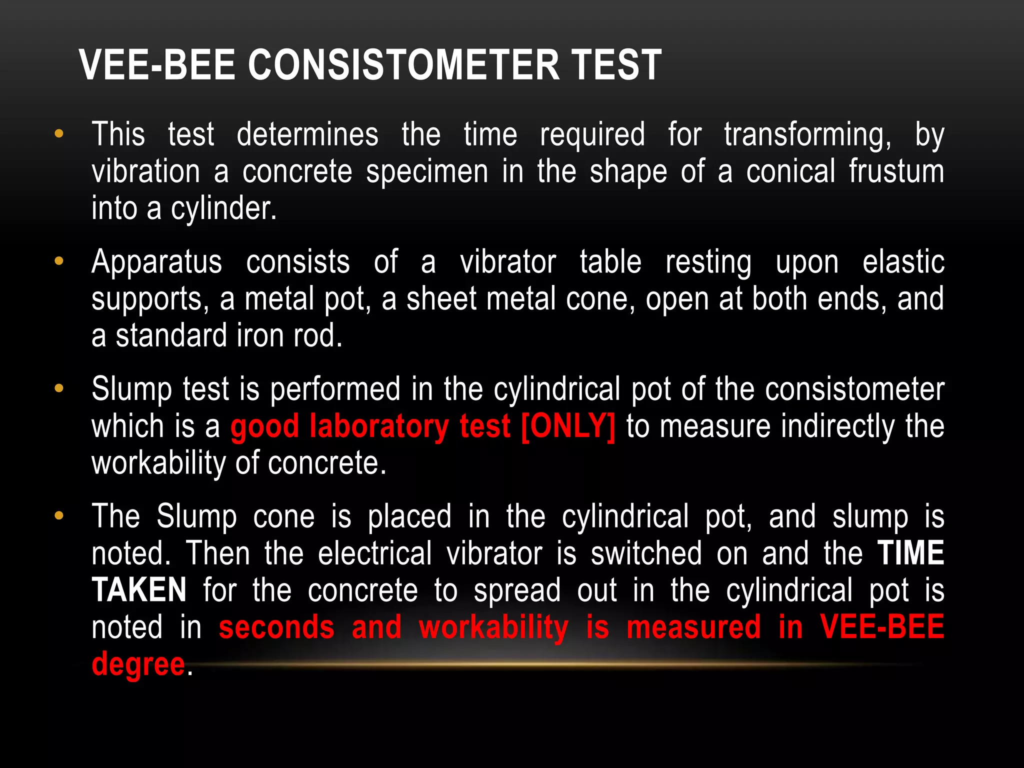 Concrete- types, testing & properties | PPTX