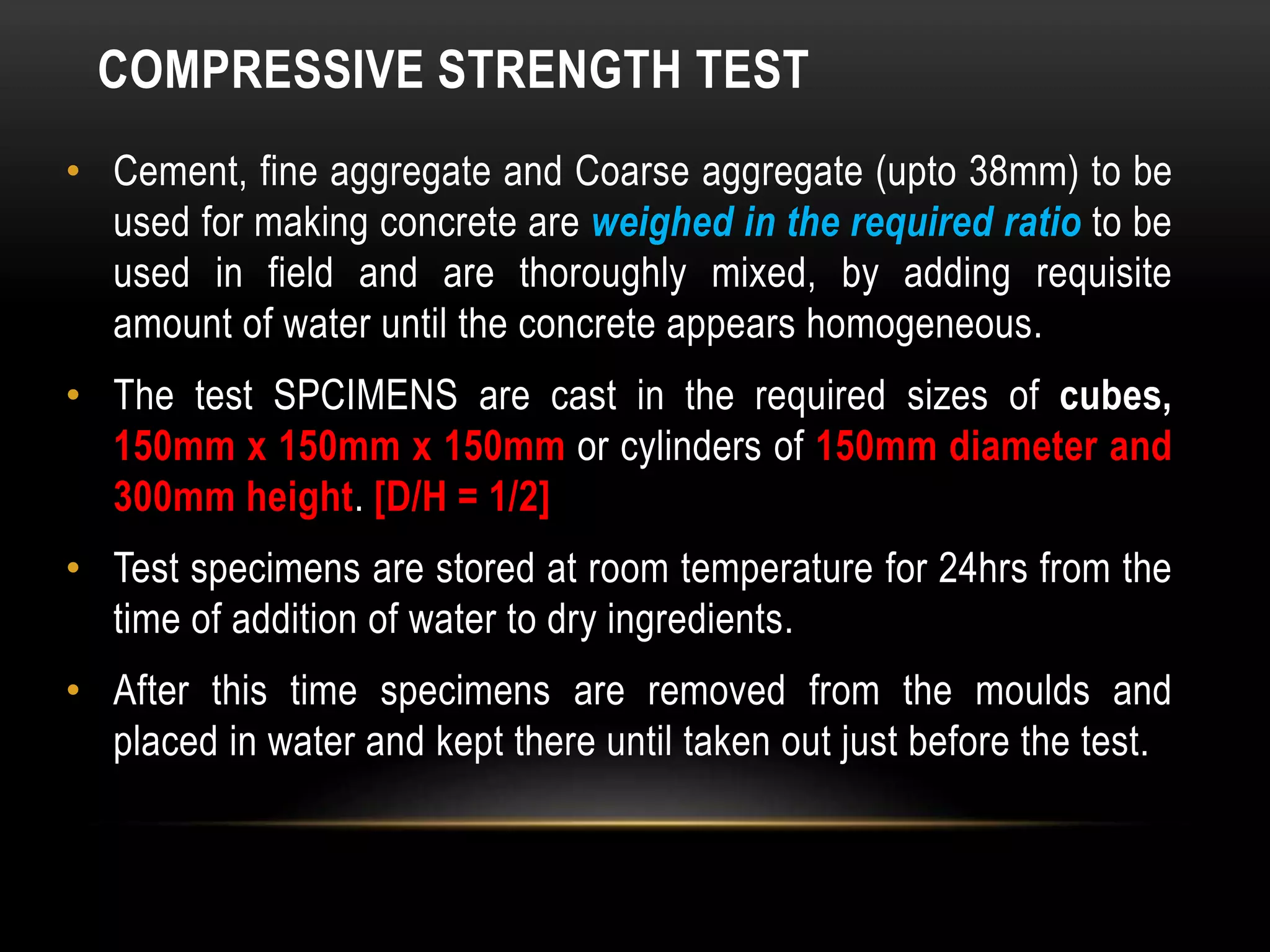 Concrete- types, testing & properties | PPTX