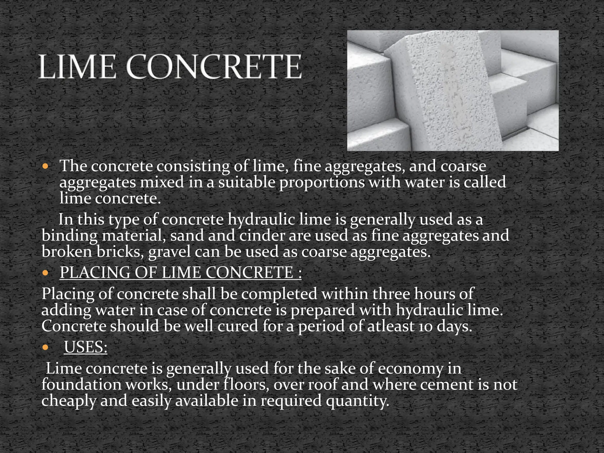 introduction to concrete and its uses in architecture | PDF