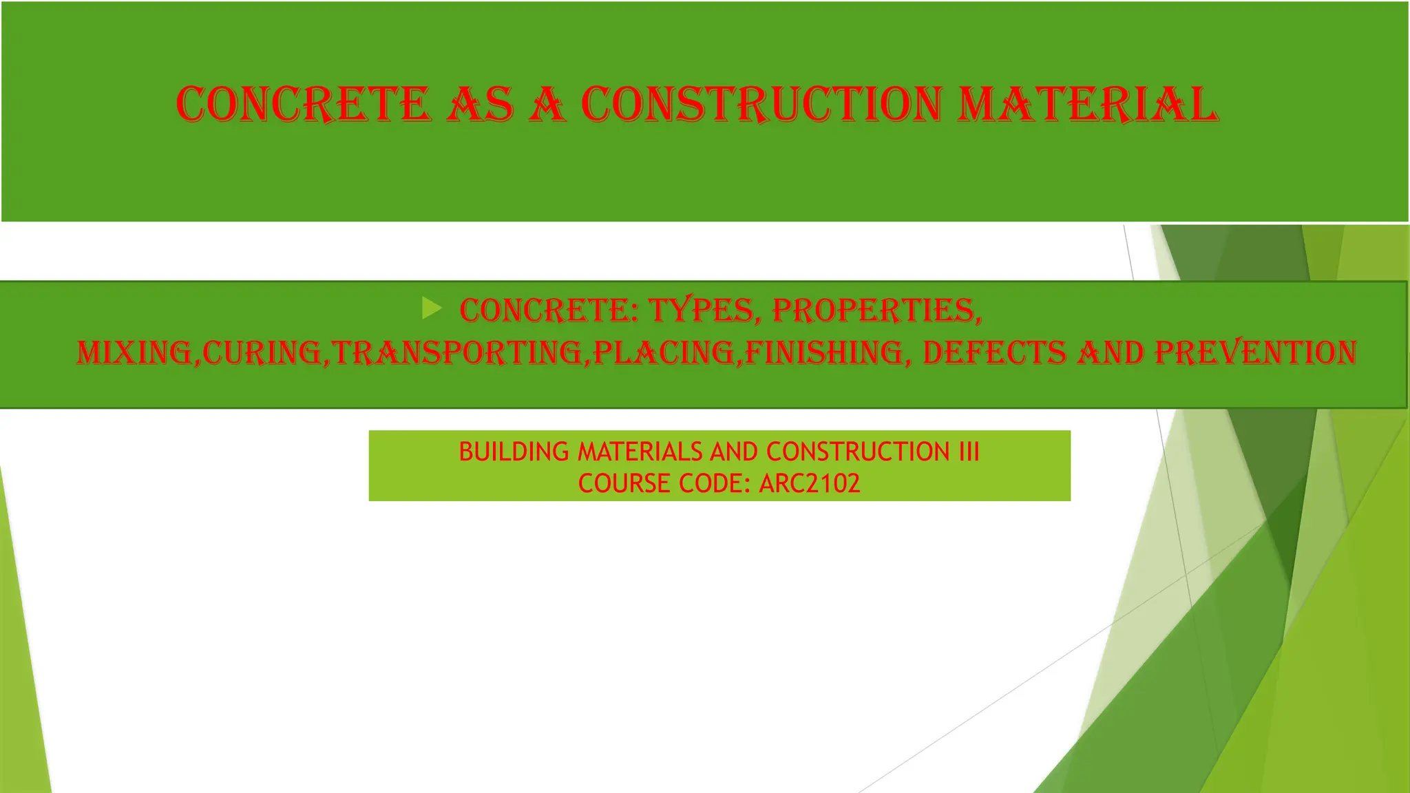 Concrete types and mixing: 1111111111111111111111111111 | PPTX