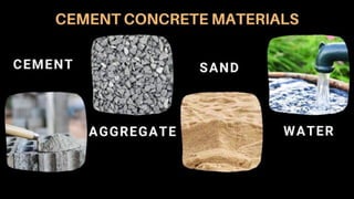 CONCRETE : Composition and Classification of Concrete | PPTX
