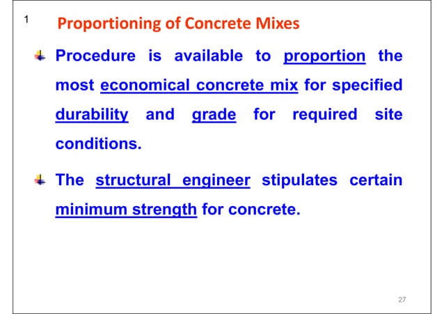 Concrete-Mix-Proportioning Concrete – indispensable construction ...