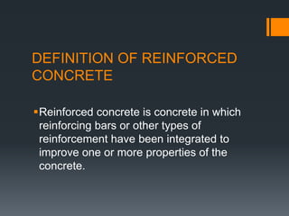 Concrete structure | PPTX