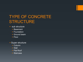 Concrete structure | PPTX