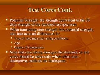 Concrete testing | PPT