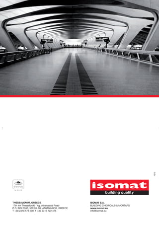 ISOMAT_Concrete additives | PDF