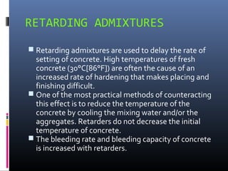Concrete admixtures | PPT