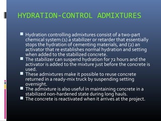 Concrete admixtures | PPT