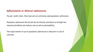 Concrete admixtures | PPT