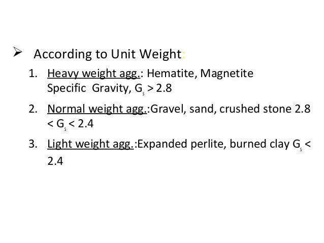 Concrete aggregates 2