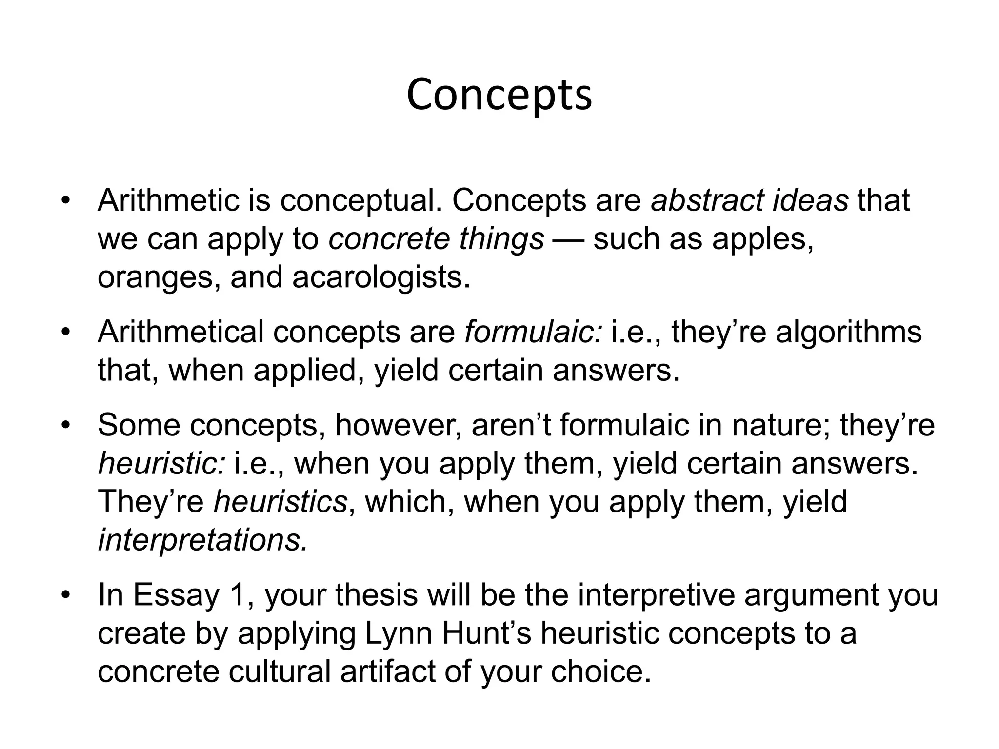 Concrete and abstract | PPT
