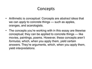 Concrete and abstract | PPT