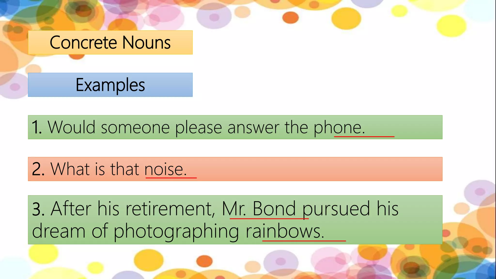 Concrete and abstract noun | PPTX