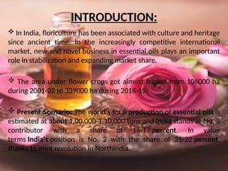 Concrete and Essential oils Extraction from flowers.pptx
