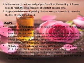Concrete and Essential oils Extraction from flowers.pptx