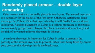 Concrete Armors | Rubble mound breakwaters | PPTX