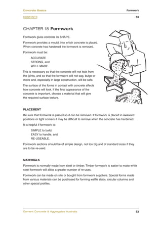 CONCRETE BASICS A Guide to Concrete Practice | PDF