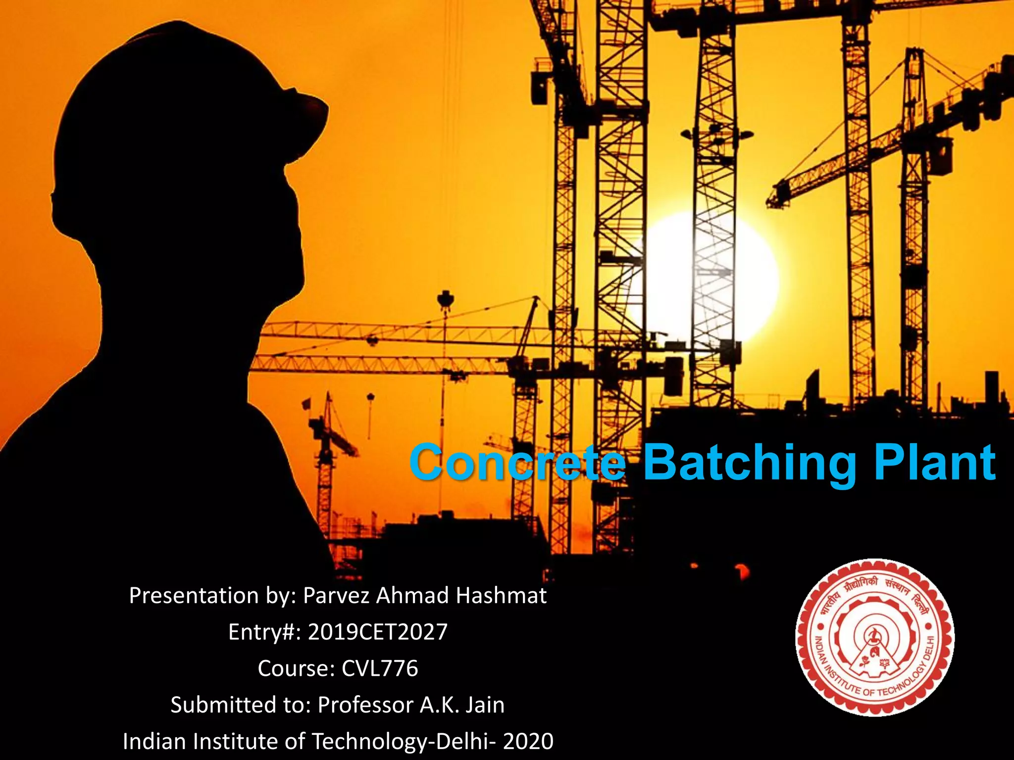 Concrete Batching Plant | PDF