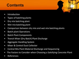 Concrete Batching Plant | PDF