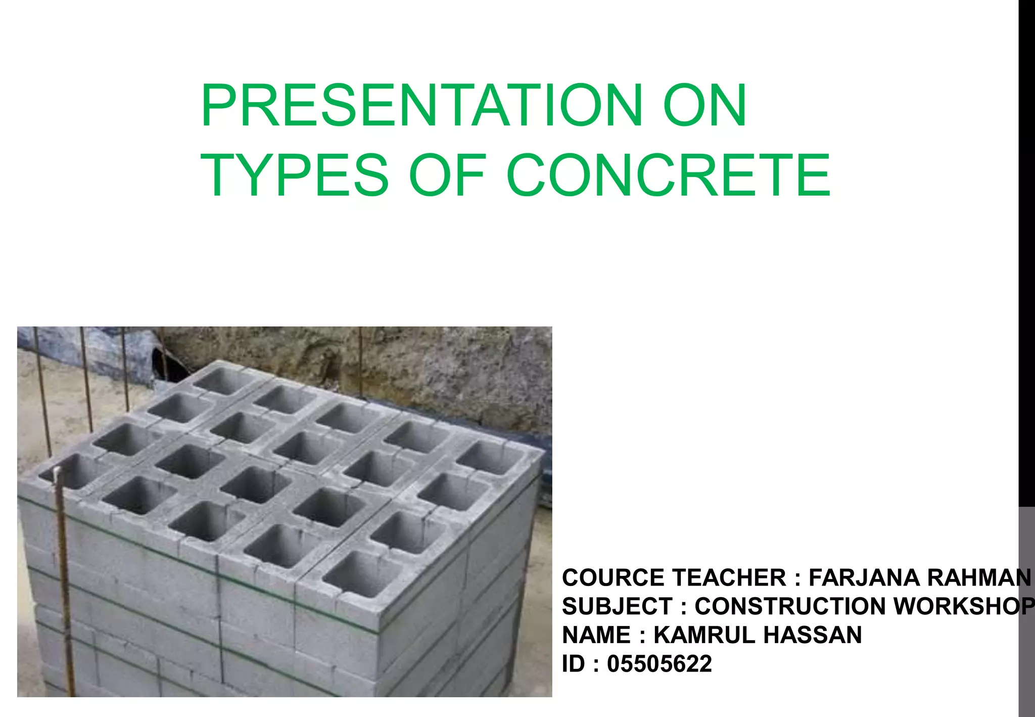 Concrete block | PPTX