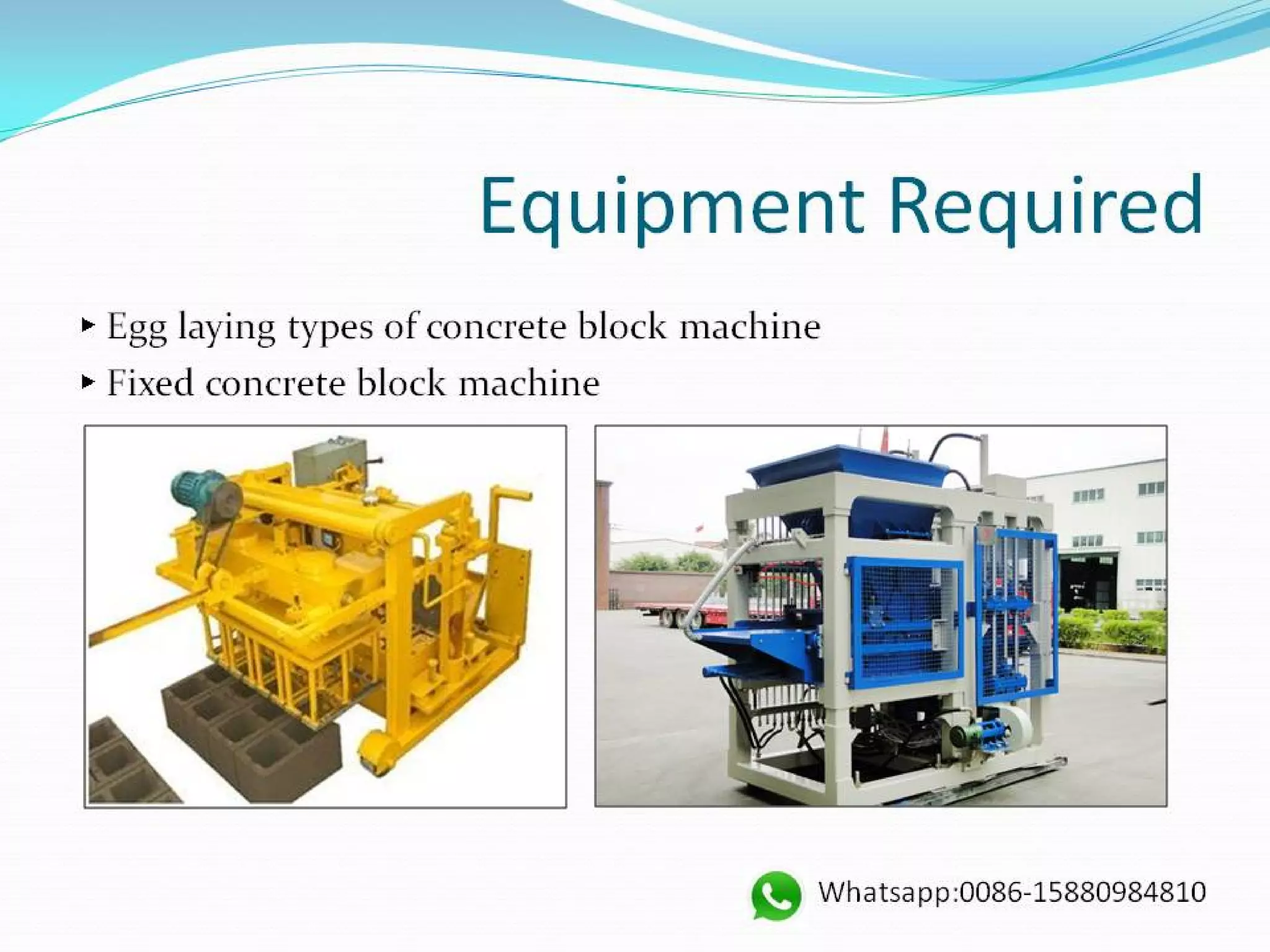 Concrete block manufacturing/Block Making Machine | PPT