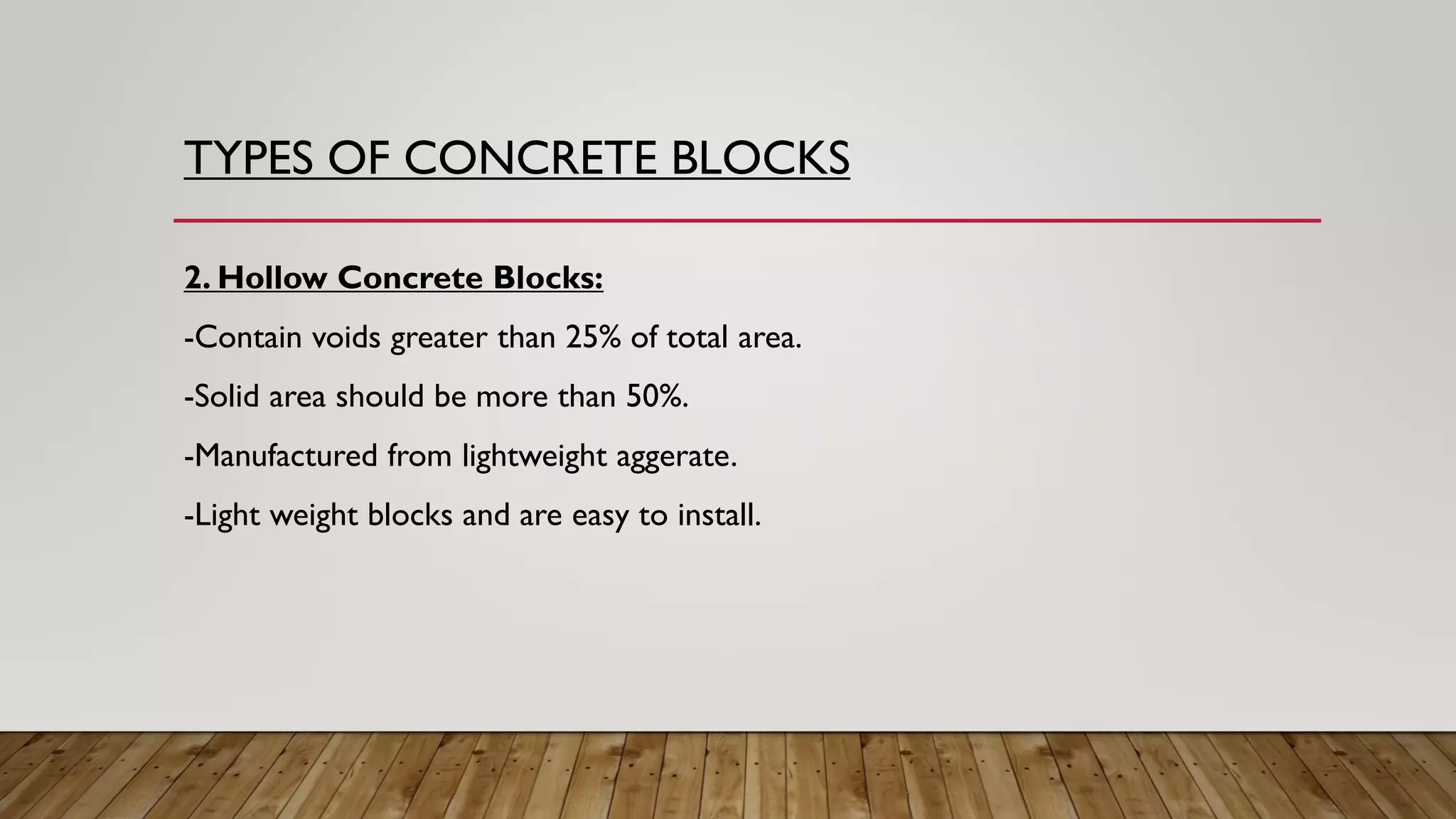 Concrete blocks and their types | PDF