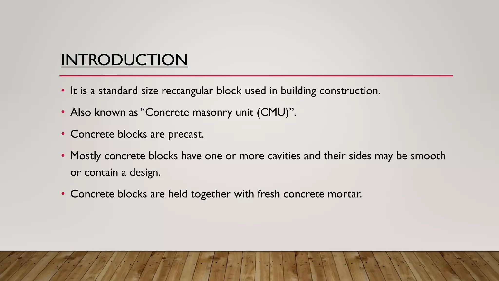 Concrete blocks and their types | PDF