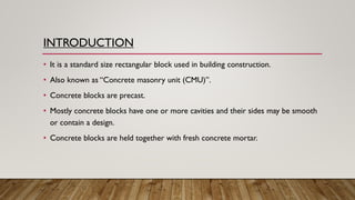 Concrete blocks and their types | PDF