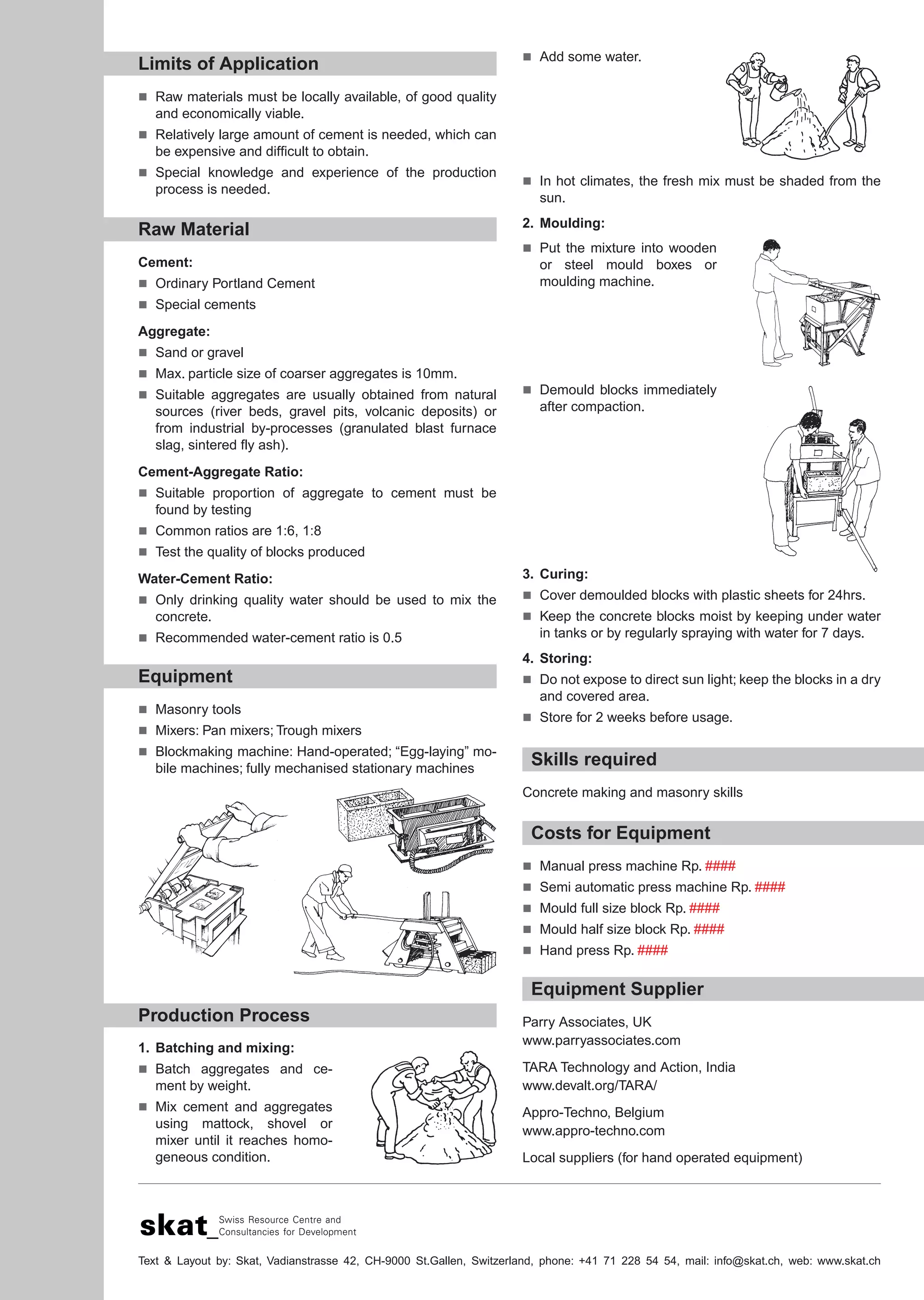 Concrete blocks | PDF