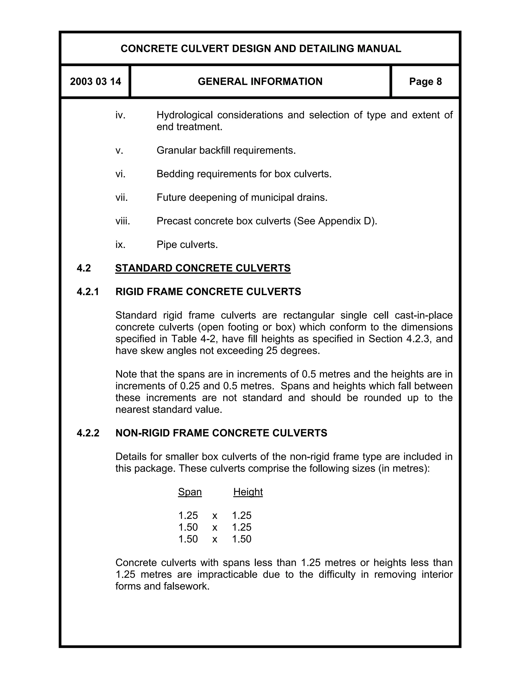 Concrete box culvert design and detailing (british) | PDF