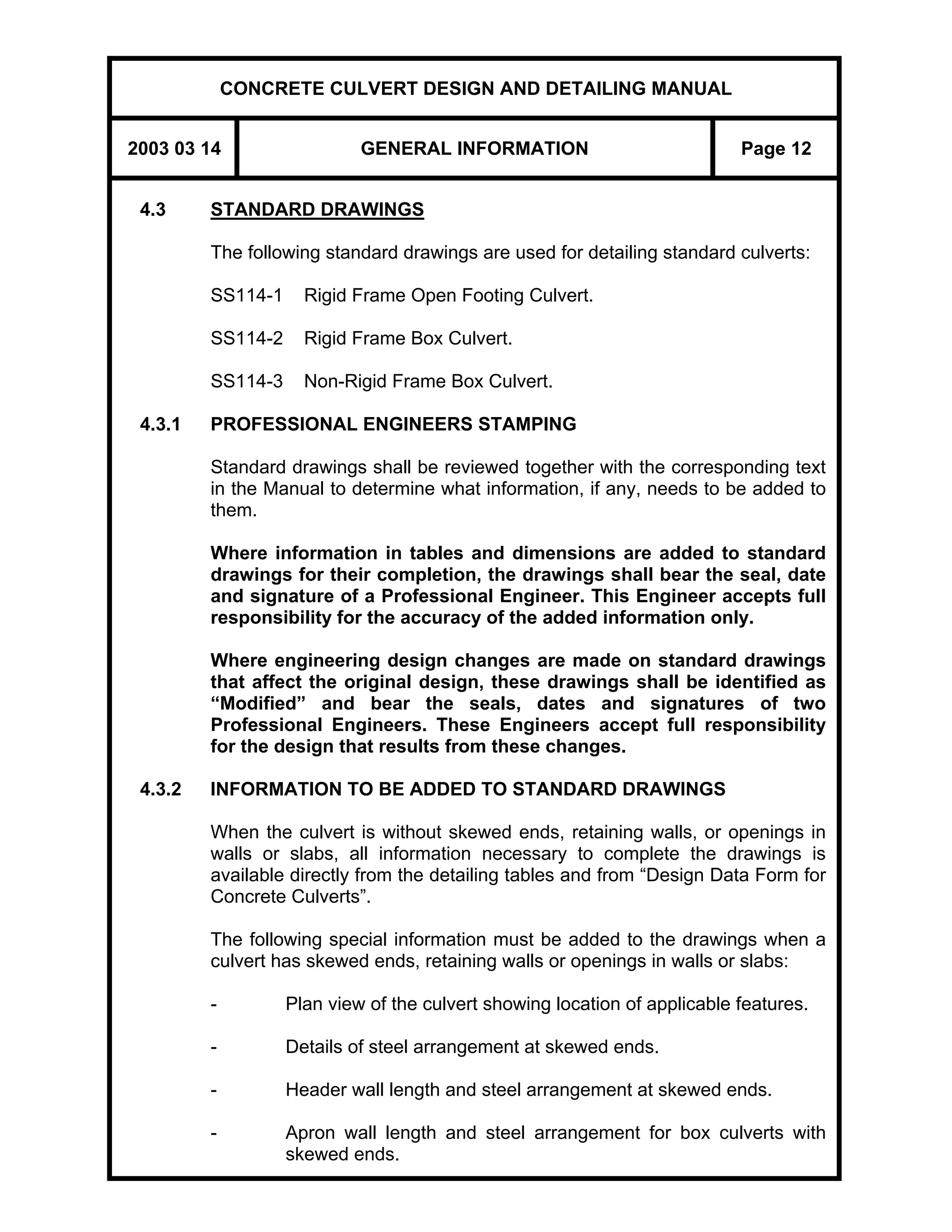 Concrete box culvert design and detailing (british) | PDF