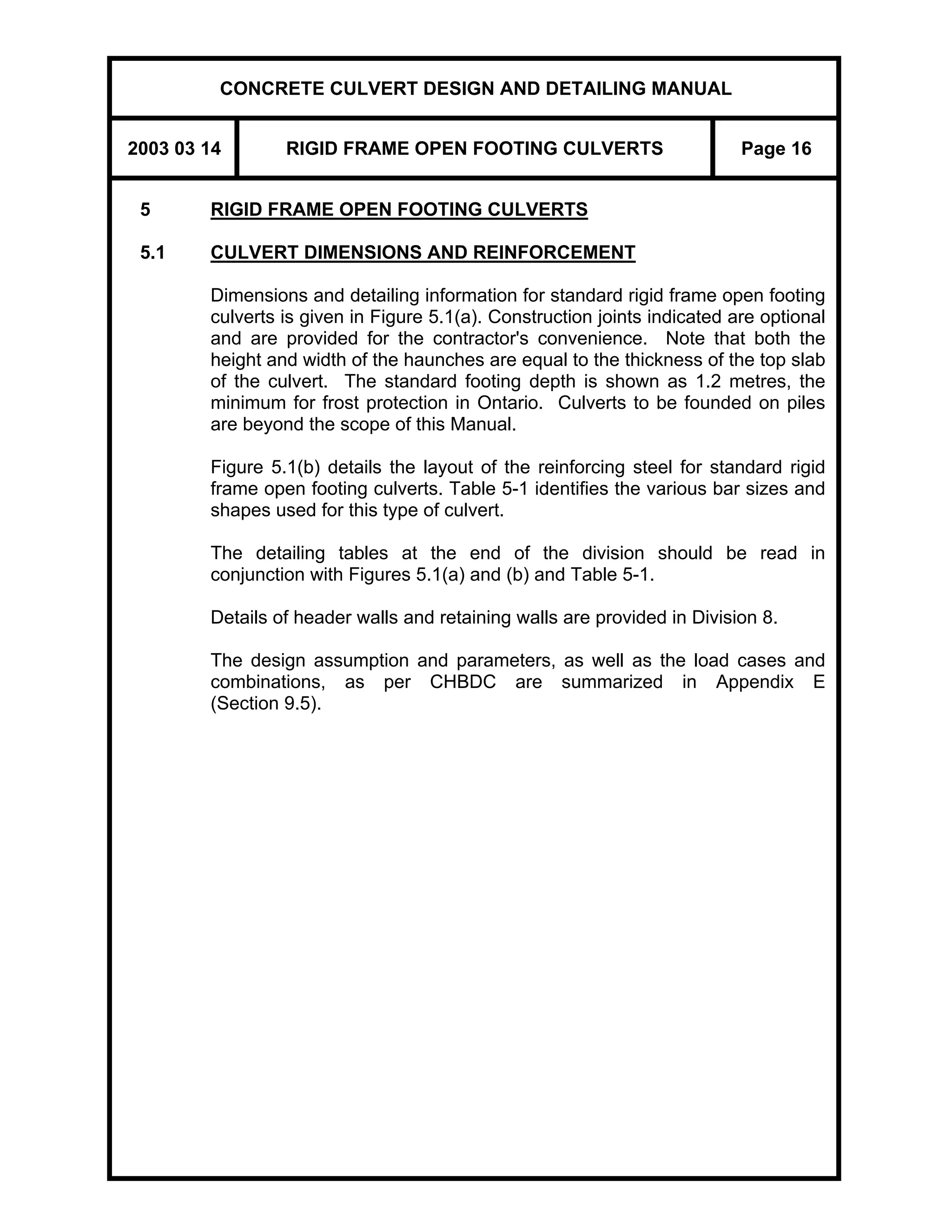 Concrete box culvert design and detailing (british) | PDF