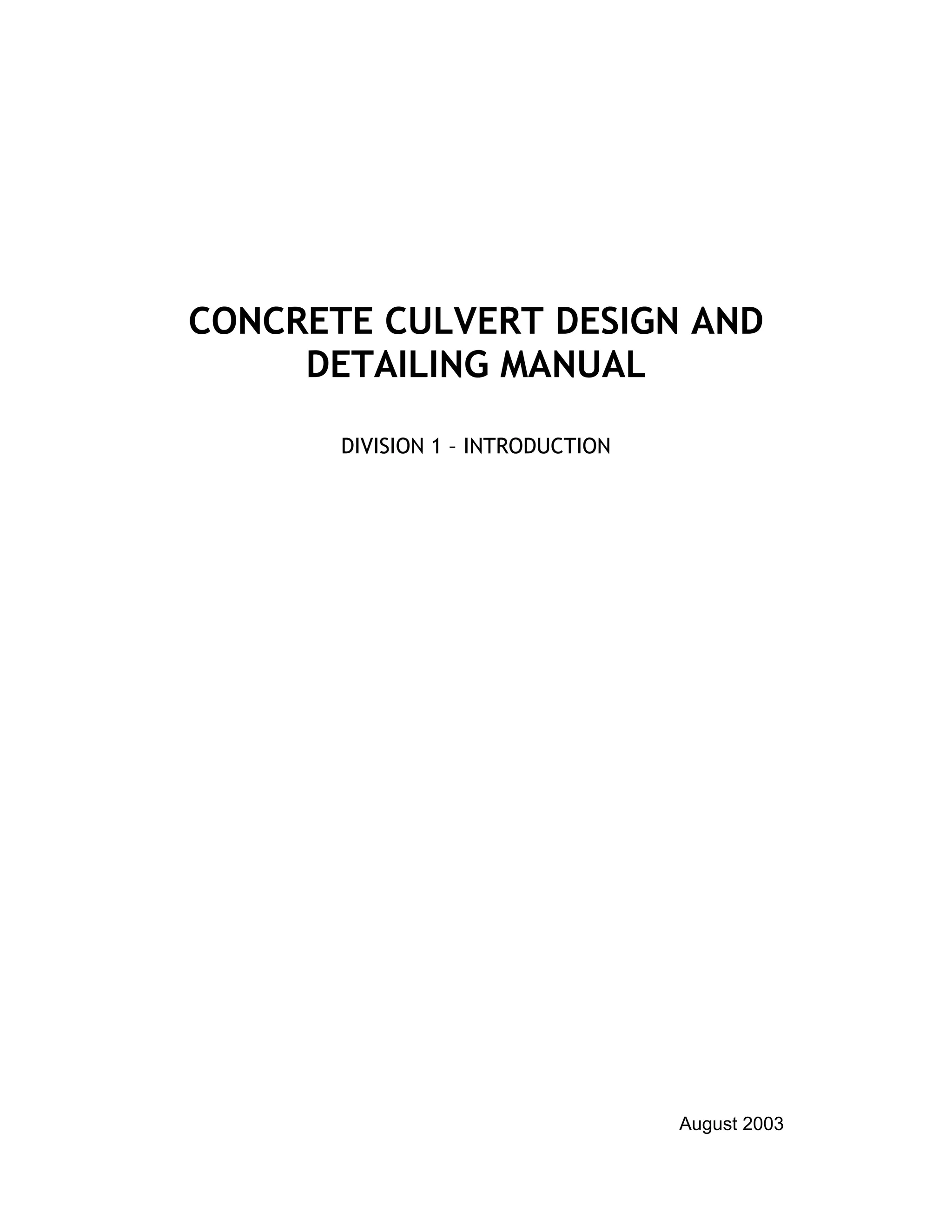 Concrete box culvert design and detailing (british) | PDF