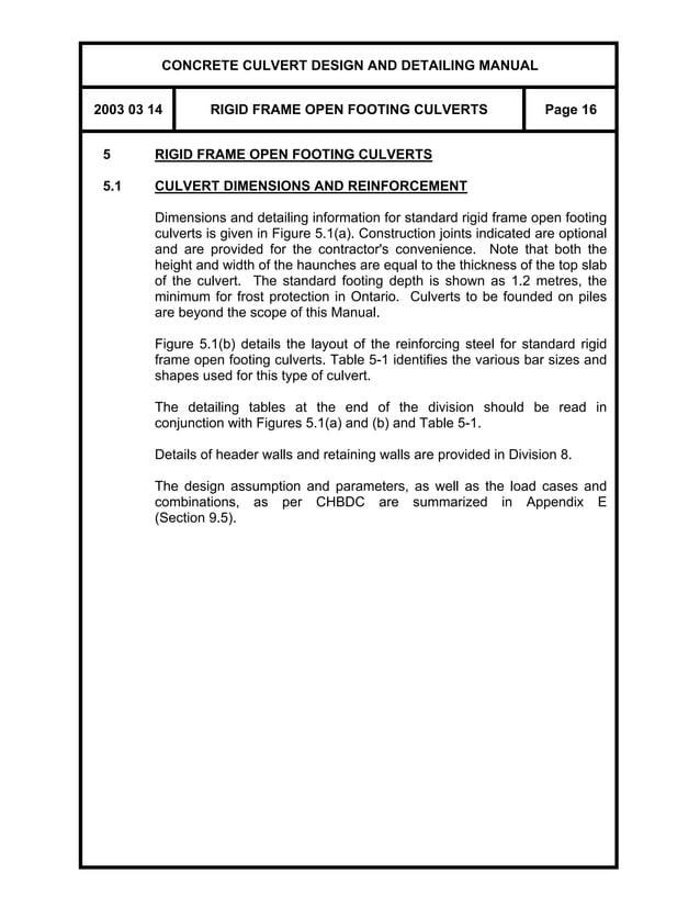 Concrete box culvert design and detailing (british) | PDF