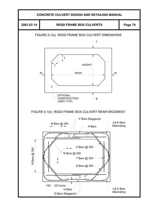 Concrete box culvert design and detailing (british) | PDF