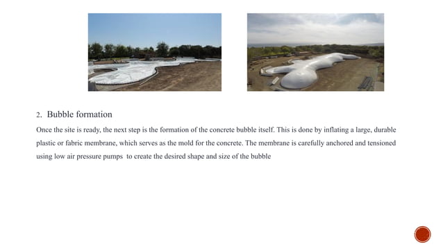 CONCRETE BUBBLE HOUSE CONSTRUCTION .pptx | Civil Engineering Industry ...