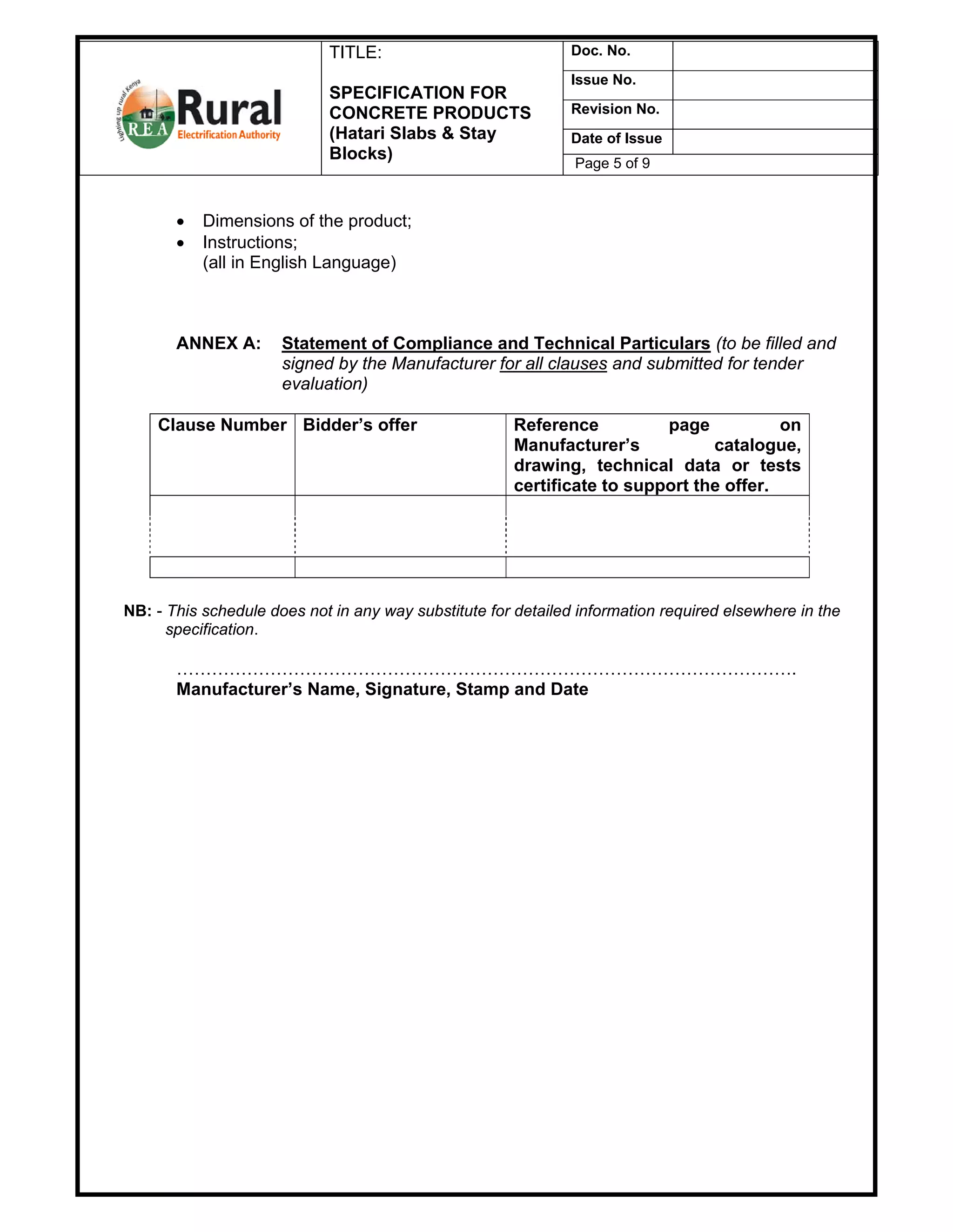 Concrete cable cover products | PDF