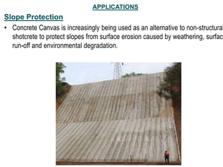 Concrete Canvas – Surface & Slope Protection Works | PPTX