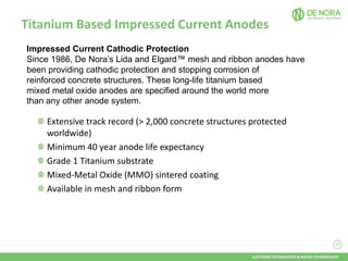 Concrete Cathodic Protection De Nora | PDF | Civil Engineering Industry ...